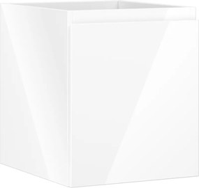Mexen Orio, koupelnová skříňka 40 cm, 1 zásuvka, bílá lesklá, 91A10-04047-1-BF00
