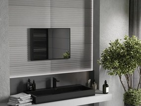 Mexen Loft koupelnové zrcadlo obdélníkové 70 x 50 cm, černý rám - 9852-070-050-000-70