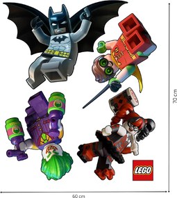 Samolepka na zeď "LEGO Batman" 60x70cm