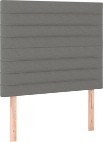 vidaXL Box spring postel s matrací a LED 80 x 200 cm textil [3134910] Barva: taupe