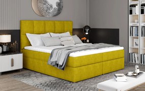 Glossy boxspring postel 145x210 Materiál / Dekor: Monolith 77