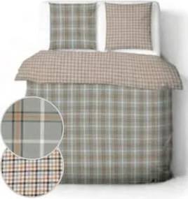 XXXLutz POVLEČENÍ, flanel, šedavě hnědá, šedozelená, 140/200 cm MISTRAL - Povlečení - 003591060601