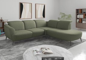XXXLutz ROHOVÁ SEDAČKA, textil, olivově zelená Sit & More - Sedací soupravy - 00014401851Q