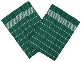 Svitap Utěrka Pozitiv Egyptská bavlna 50x70 cm smaragdová/bílá 3 ks