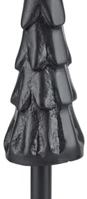 X-MAS Dekorační jedle kovová 25 cm - černá