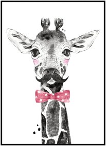 Plakát Žirafka Rozměr plakátu: 40 x 50 cm, Varianta žirafky: Žirafka indián
