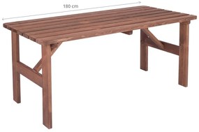 Zahradní stůl MIRIAM Rojaplast 180x70x68 cm