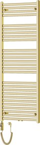 Mexen Hades, elektrické topné těleso 1500 x 600 mm, 600 W, zlatá lesklá, W104-1500-600-2600-50