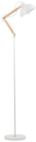 OnaDnes -20% Bílá kovová stojací lampa Nova Luce Mutanti 170 cm