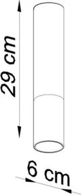 Stropní svítidlo SOLLUX Loopez GU10 1x40W bez zdroje SL.0945 černá/měď