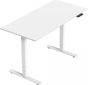 Powerton Rám stolu bílá / Elektricky nastavitelná výška / 72 až 120 cm