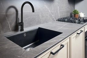 Invena Kalitea, dřezová baterie h-373, černá matná, INV-BZ-72-004-V