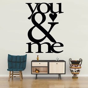 You and me - vinylová samolepka na zeď 100x75cm