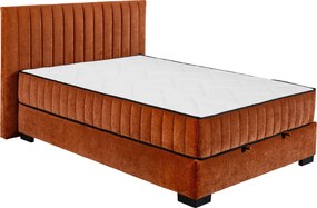 XXXLutz AMERICKÁ POSTEL, 140/200 cm, koňaková MID.YOU - Postele s úložným prostorem - 002220053908
