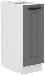 STL 30 cm výsuvná skřínka dolní s košíkem LUNA Barevné provedení LUNA: Dub Artisan / Bílý mat