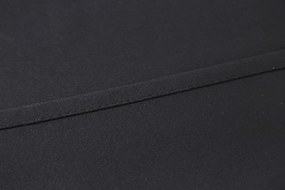 Černý závěs OXFORD 140x250 cm Zavěšení: Kovové kroužky