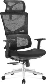 Kancelářská ergonomická židle Neoseat ALINE — černá, nosnost 150 kg
