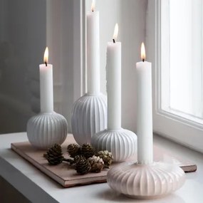 Keramický svícen Hammershoi Candleholder White Kähler