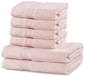 Set růžových ručníků DecoKing MARINA