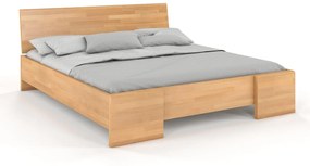 Dřevěná postel HESSLER High & LONG, delší o 20cm, buk (Rozměr: 200x220 cm, Barva: Přírodní)