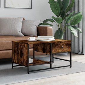 vidaXL Konferenční stolek 85,5x51x45 cm kompozitní dřevo [835341] Barva: Černá