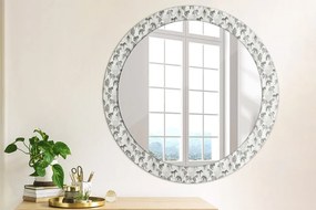 Kulaté dekorativní zrcadlo Tropický tygr fi 80 cm