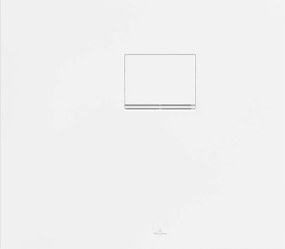 Villeroy & Boch Squaro Infinity - Sprchová vanička, 80x70 cm, Stone White UDQ8070SQI2RV-RW