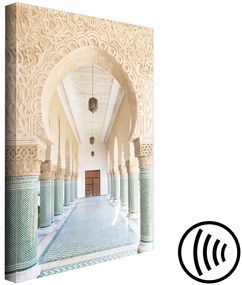 Obraz Turkyská kolonáda (1-dílný) svislý - architektura v Maroku