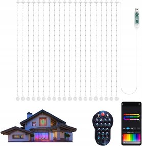Světelný Závěs 400 Led Pro Vánoční Akce Diy Texty A Vzory