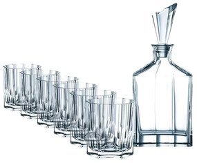 Set karafy a 6 sklenic na whisky z křišťálového skla Nachtmann Aspen Whisky Set