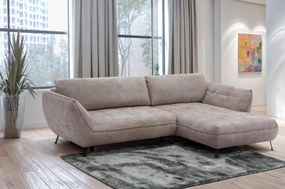 XXXLutz ROHOVÁ SEDAČKA, textil, světle hnědá MID.YOU - Sedací soupravy - 000694008606