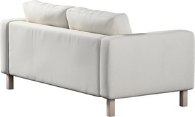 Potah na pohovku IKEA  Karlstad 2-místná, nerozkládací, krátký barva šedá látka pletený vzor