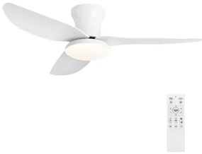Brilagi - LED Stmívatelný stropní ventilátor LED/30W/230V 3000-6500K bílá + DO