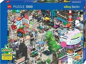 HEYE Puzzle Pixorama: Berlínské pátrání / 1000 dílků / 70 x 50 cm