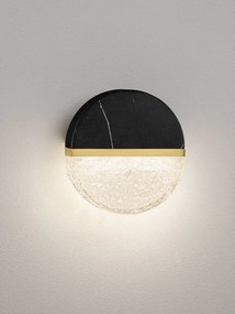 Černé kovové LED stmívatelné nástěnné svítidlo Dorin – Nova Luce