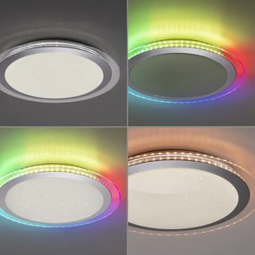 Leuchten Direkt 15411-2 - LED RGB Stmívatelné stropní svítidlo CYBA 26W/230V +DO