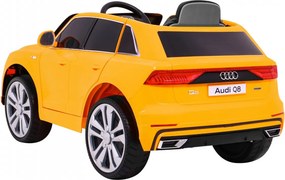 Ramiz Elektrické autíčko Audi Q8 Lift dětské SUV žluté + dálkové ovládání