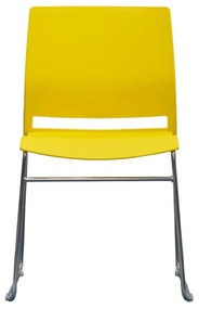 Dalenor Konferenční židle Gardena (SET 4 ks) plast, žlutá