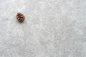 Condor Carpets, Metrážový koberec Serena 6631, na míru, šíře 4m,5m, šedá, filc, ložnice