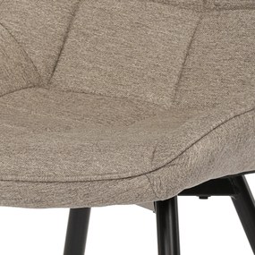 Autronic Jídelní židle, béžová, látka, CT-395 CRM2