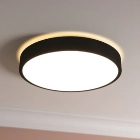 Brilliant G80820/76 Stmívatelné stopní LED svítidlo FILIZ 24W černá textilie, průměr 39cm