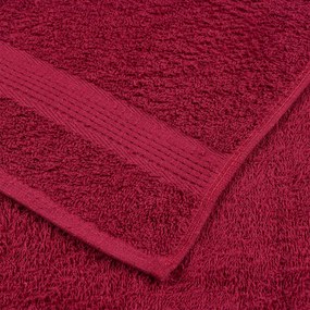 Ručníky pro hosty FROGN 2 ks bordó 30x50 cm 360 g/m² 136731