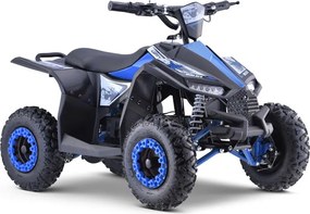 Ramiz Čtyřkolka na baterie E-STAR modrá 35 km/h + motor 1000W + nafukovací kola + nastavení sedadla