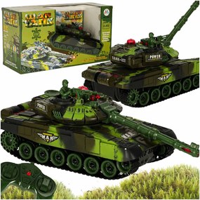 Creative Corner RC válečný tank 9993 2,4 GHz lesní kamufláž