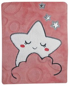 Dětská deka Koala Sleeping Star pink Růžová