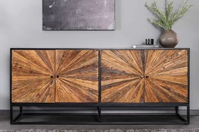 Luxusní komoda z masivu Manala Mango Teak 177cm