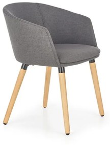 Halmar Jídelní židle K266, tmavě šedá