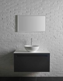 Sapho Sapho, THIN umyvadlo na desku Ø 39 cm, bílá mat, WN185