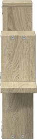 vidaXL Nástěnná police 104,5 x 10 x 43 cm kompozitní dřevo [840725] Barva: dub sonoma