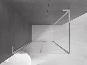 Mexen Velar L, sprchový kout s posuvnými dveřmi 110 x 100 cm, 8mm čiré sklo, chromová, 871-110-100-03-01